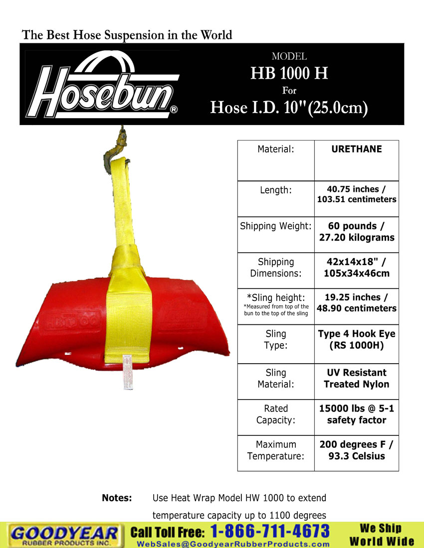 10 inch Hose Bun and Hose Sling