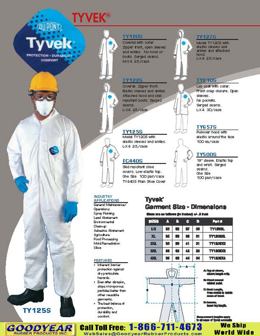Tyvek Suit Lab Coat Coverall Sleeve